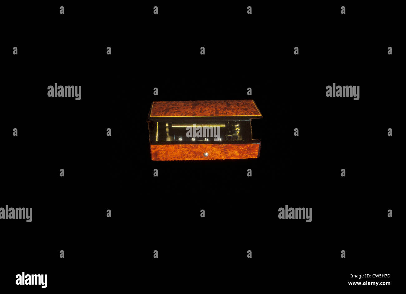 Antique music box Stock Photo - Alamy