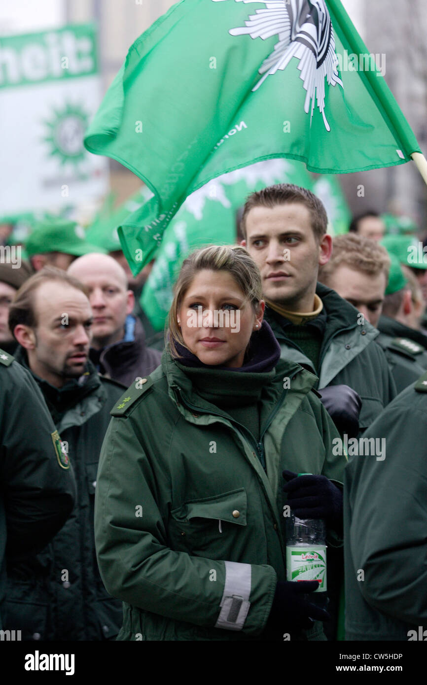 Demonstration of the police union, Duesseldorf Stock Photo - Alamy