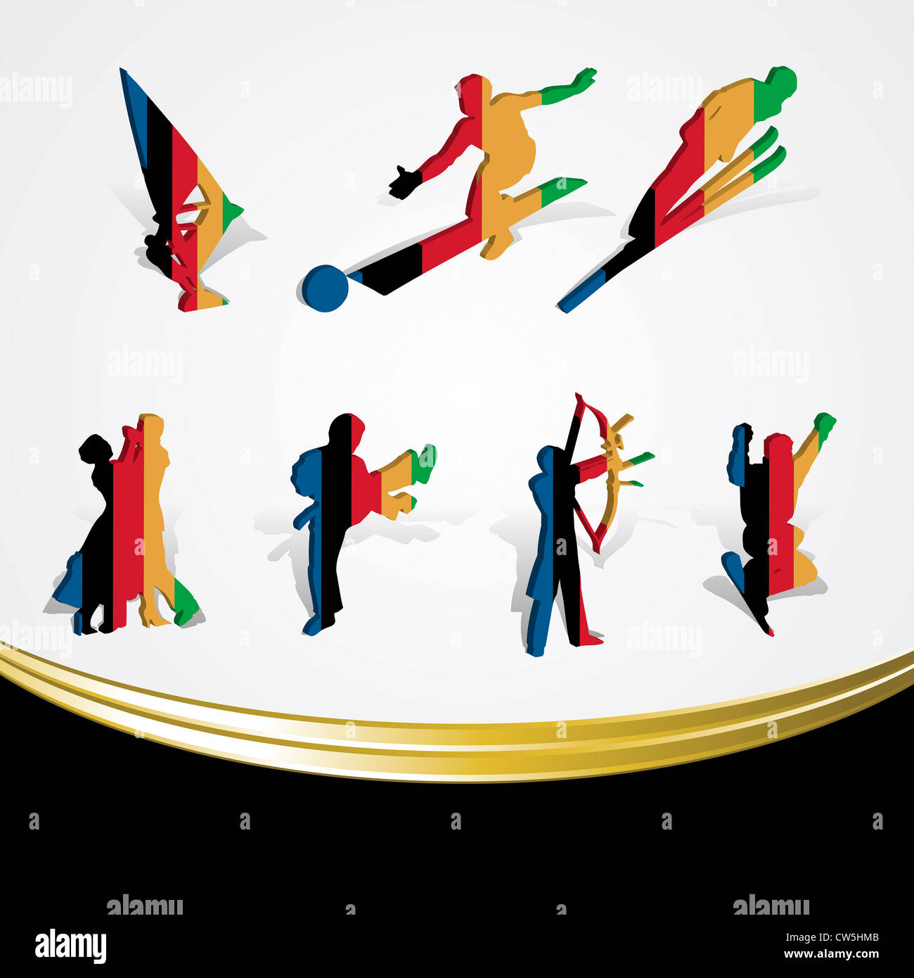 Olympic boxing symbol hi-res stock photography and images - Alamy