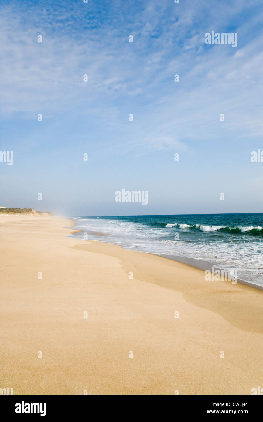 Panoramic view of the beach, Cape Cod, Massachusetts, USA Stock Photo ...