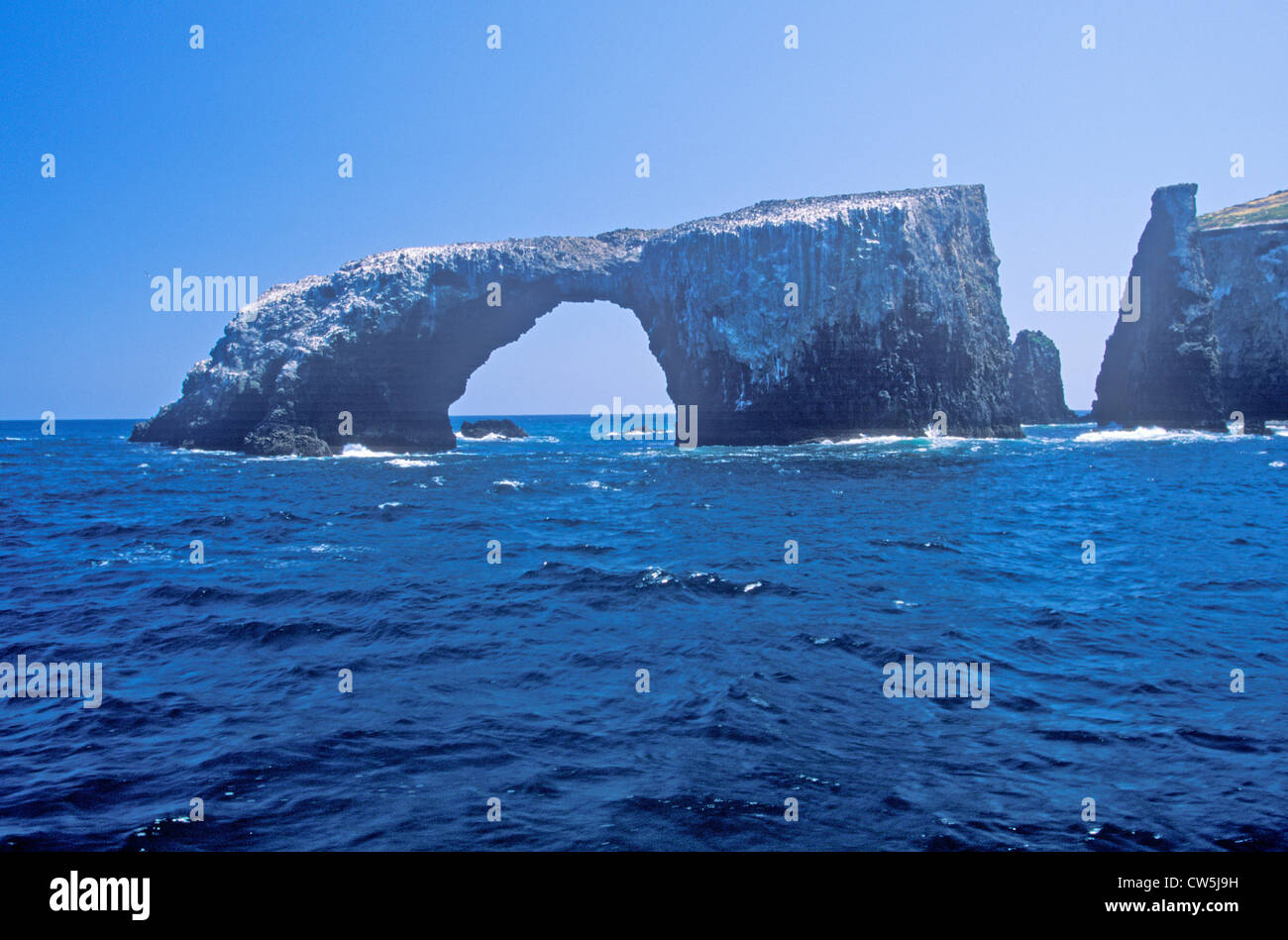 Arch Rock on Anacapa Island, Channel Islands National Park, California ...