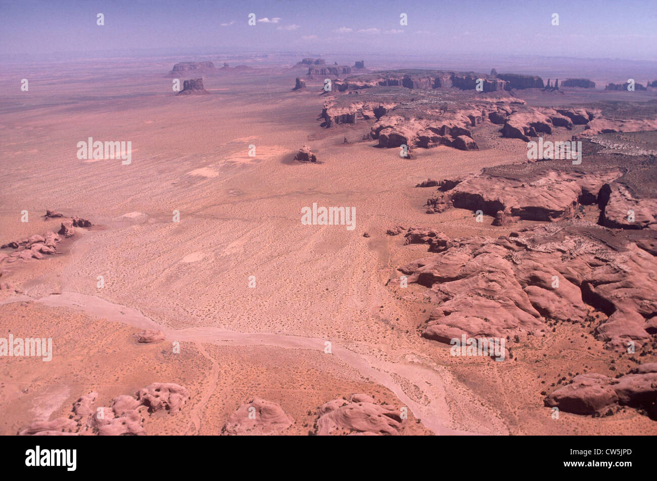 Aerial view of Monument Valley, Arizona, USA Stock Photo - Alamy