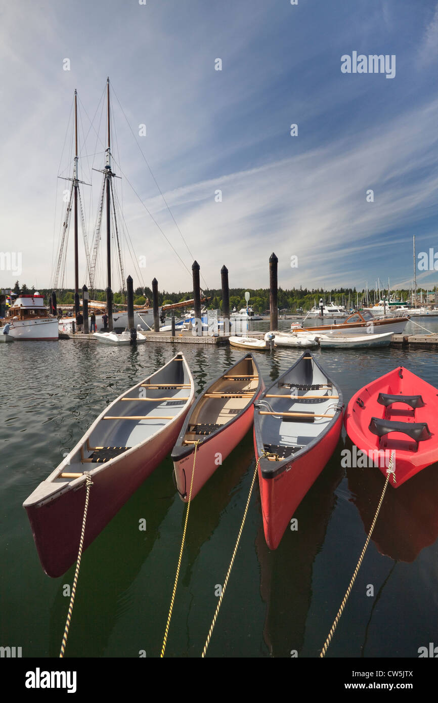 USA, Washington, Bainbridge Island, Winslow, City Dock Stock Photo - Alamy