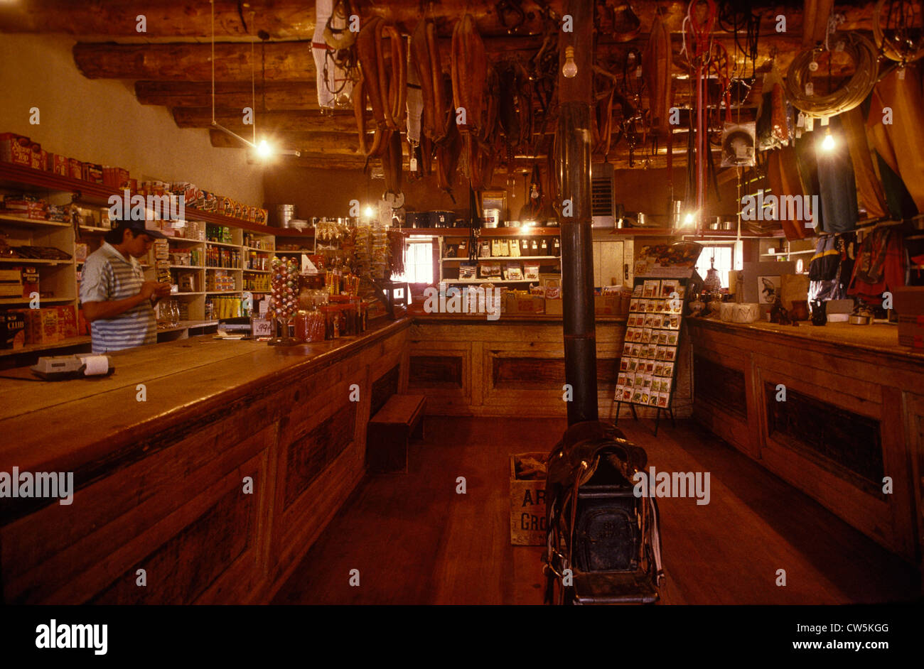 Interior of Hubbell Trading Post, Arizona, USA Stock Photo - Alamy