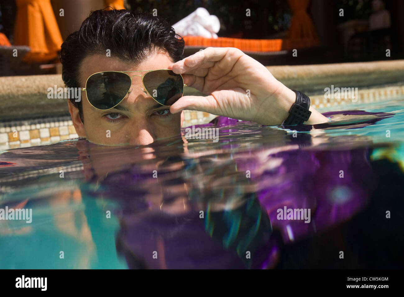 Enjoying the pool hi-res stock photography and images - Alamy