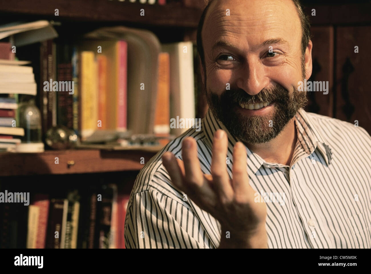 University professor explaining a project Stock Photo - Alamy