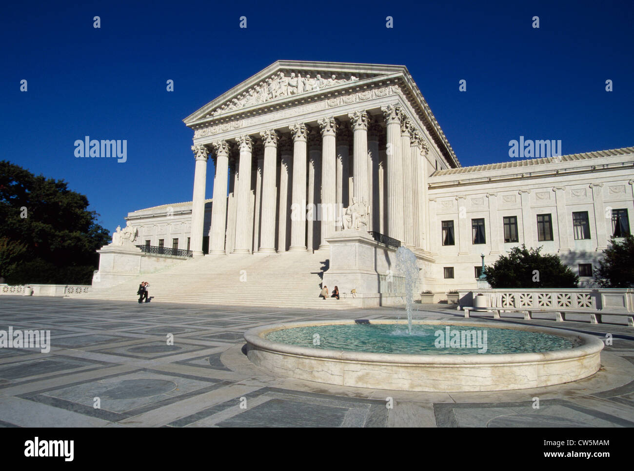 Facade of a courthouse, US Supreme Court, Washington DC, USA Stock ...