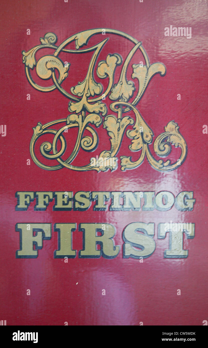 Ffestiniog Railway Sign High Resolution Stock Photography and Images - Alamy