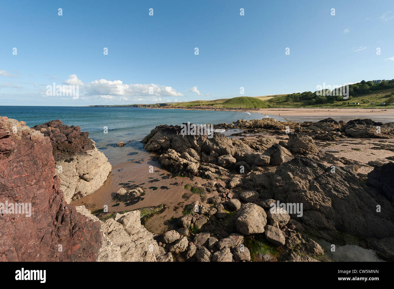 Coldingham Sands on the Berwickshire coast of Scotland Stock Photo - Alamy