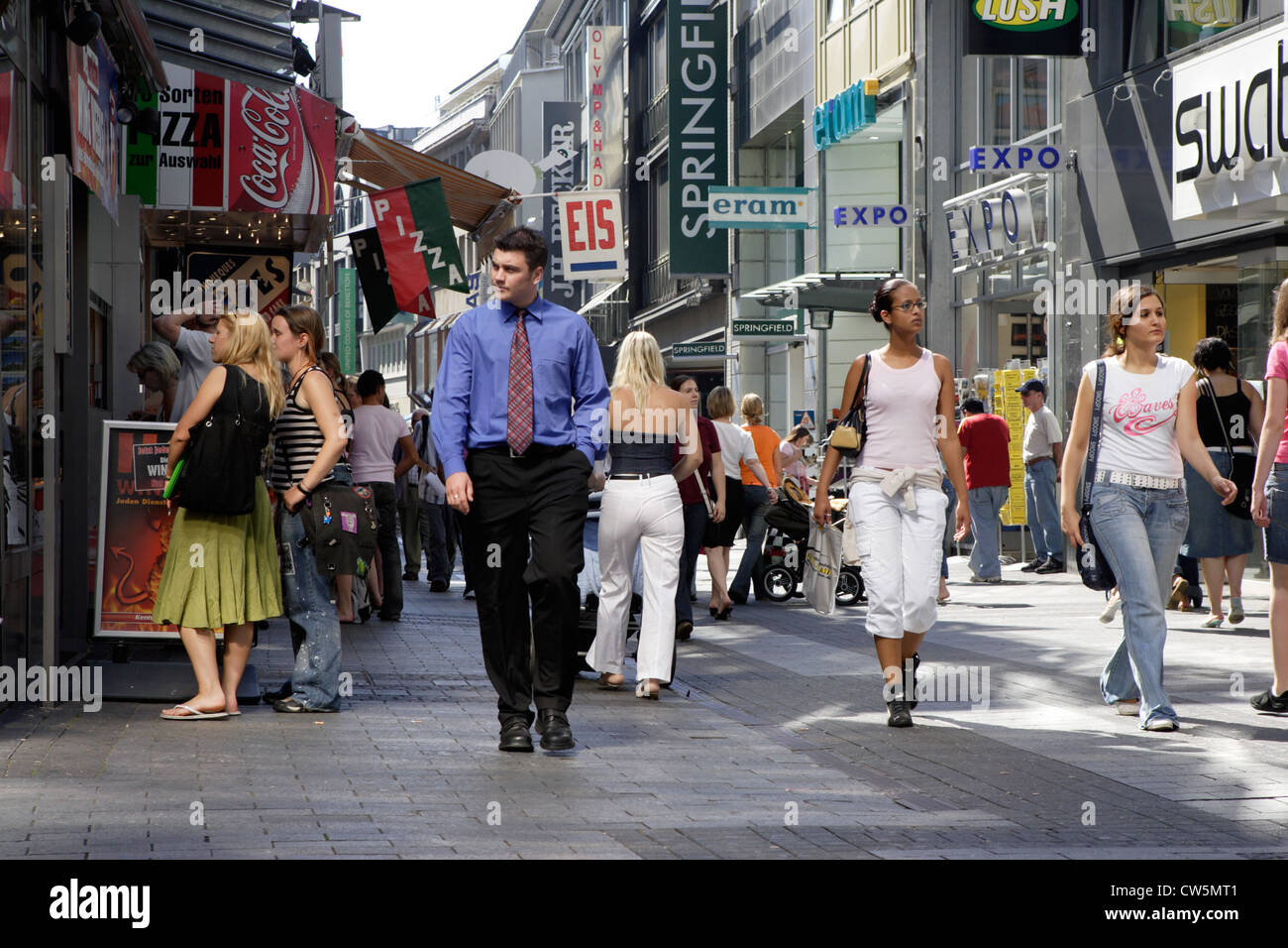 Cologne, High Street Stock Photo - Alamy