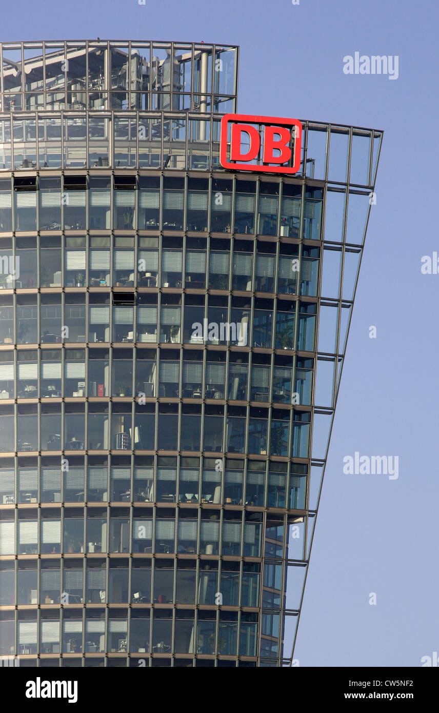 Berlin, the DB buildings at Potsdamer Platz Stock Photo - Alamy