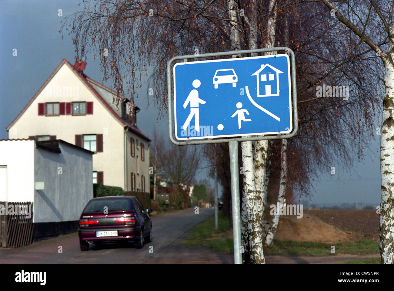 Traffic Signal beginning of a traffic area Stock Photo - Alamy
