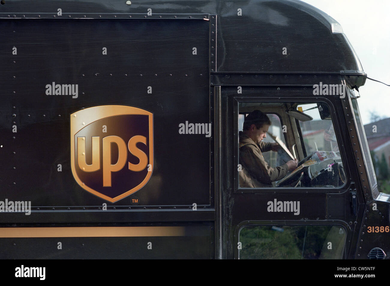 A UPS trolley Stock Photo - Alamy