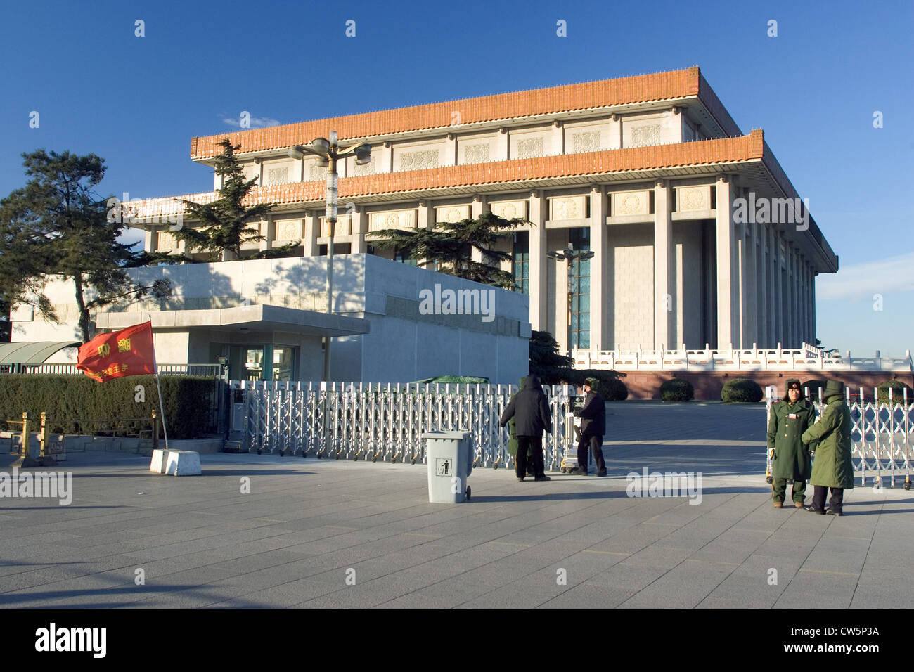 Beijing, the Mao Mausoleum on Tiananmen Square Stock Photo - Alamy