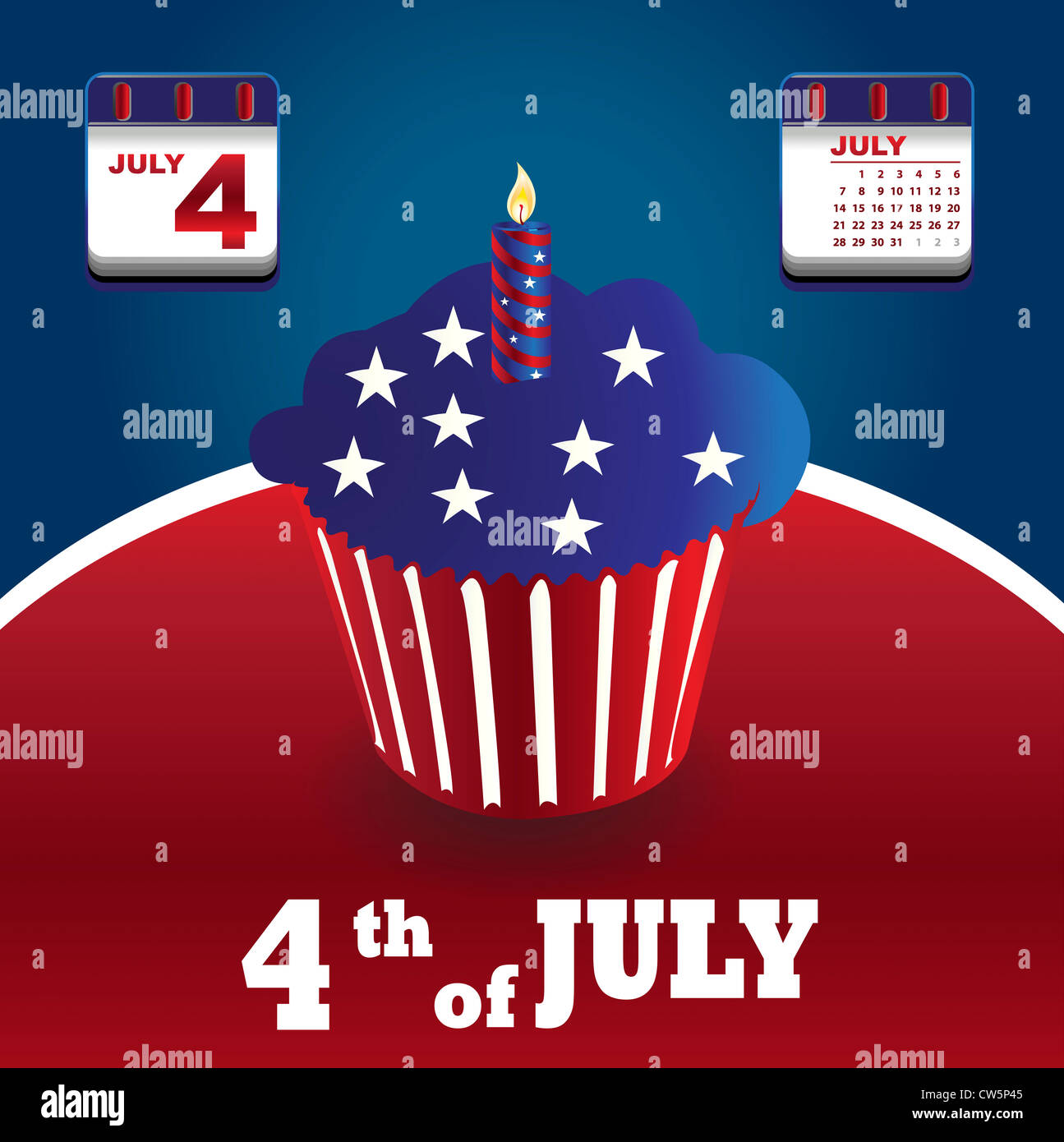 Vector independence day shield poster Stock Photo - Alamy