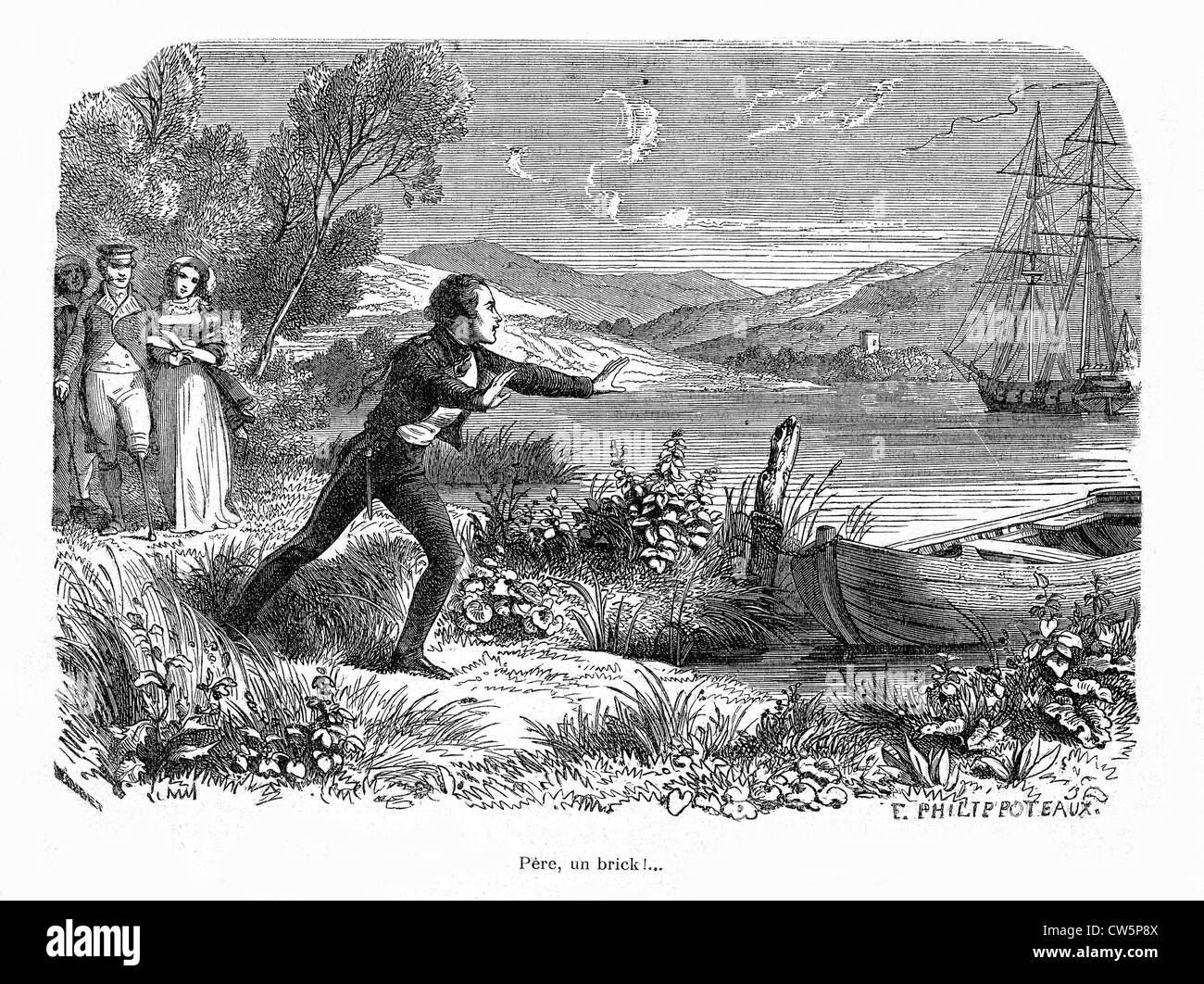 Aventures de John Davys Stock Photo - Alamy