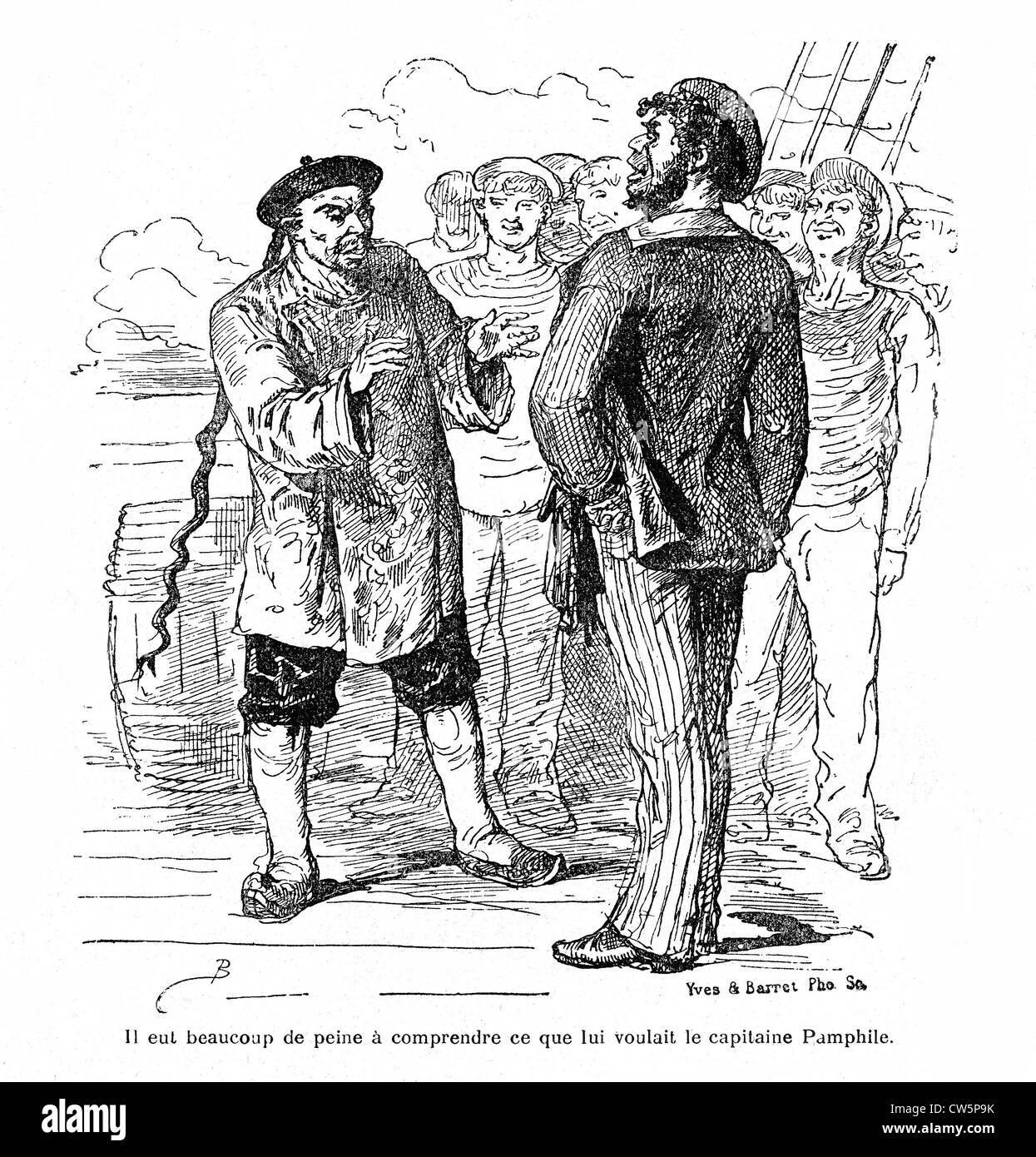 Le capitaine Pamphile Stock Photo - Alamy