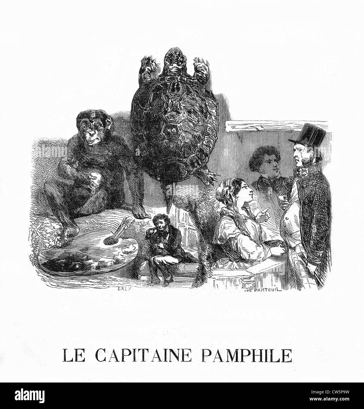 Le capitaine Pamphile Stock Photo - Alamy