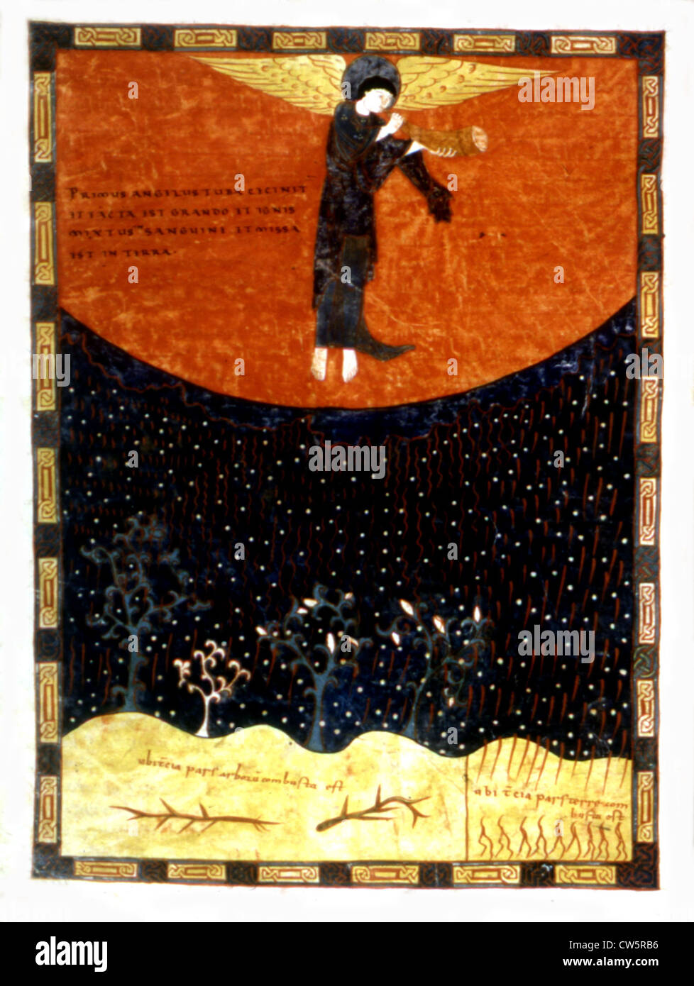 Fire and blood hit the earth(Apocalypse Stock Photo - Alamy