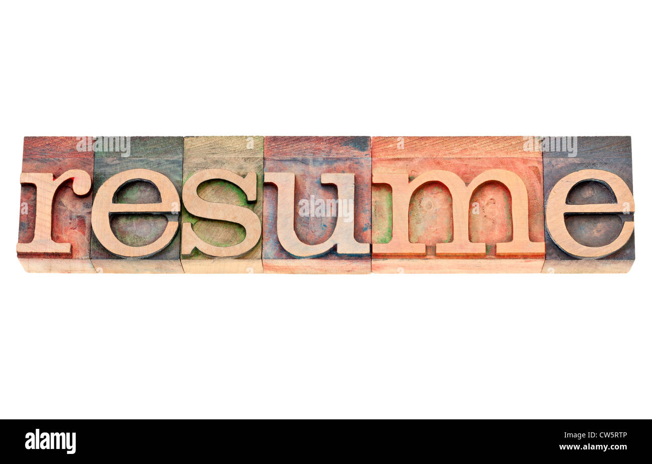 Cv resume Cut Out Stock Images & Pictures - Alamy