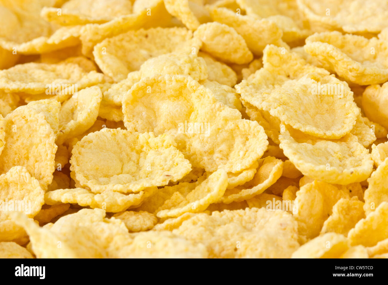 close up background of tasty corn flakes Stock Photo - Alamy