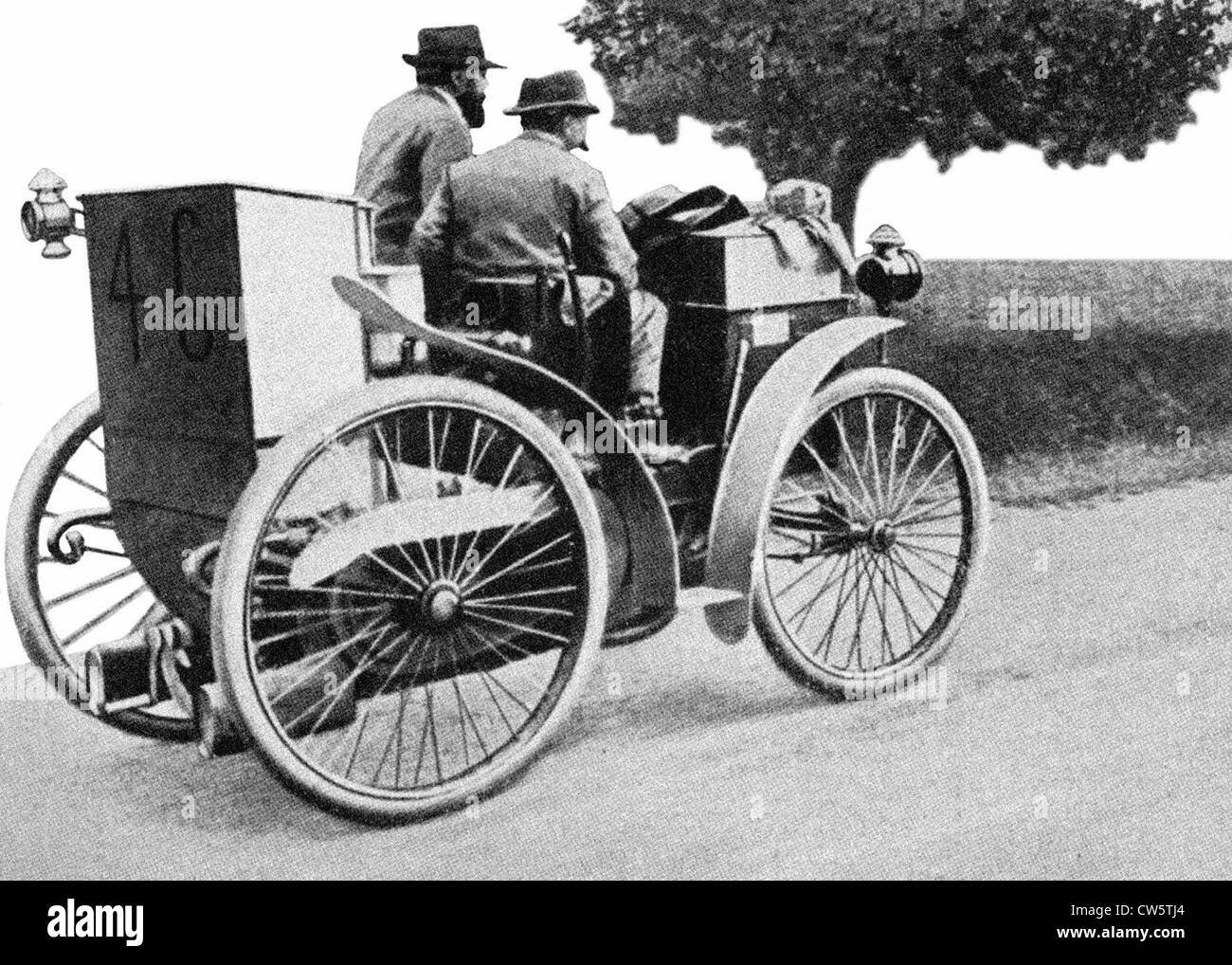 The Eclair, the first car with tires Stock Photo - Alamy