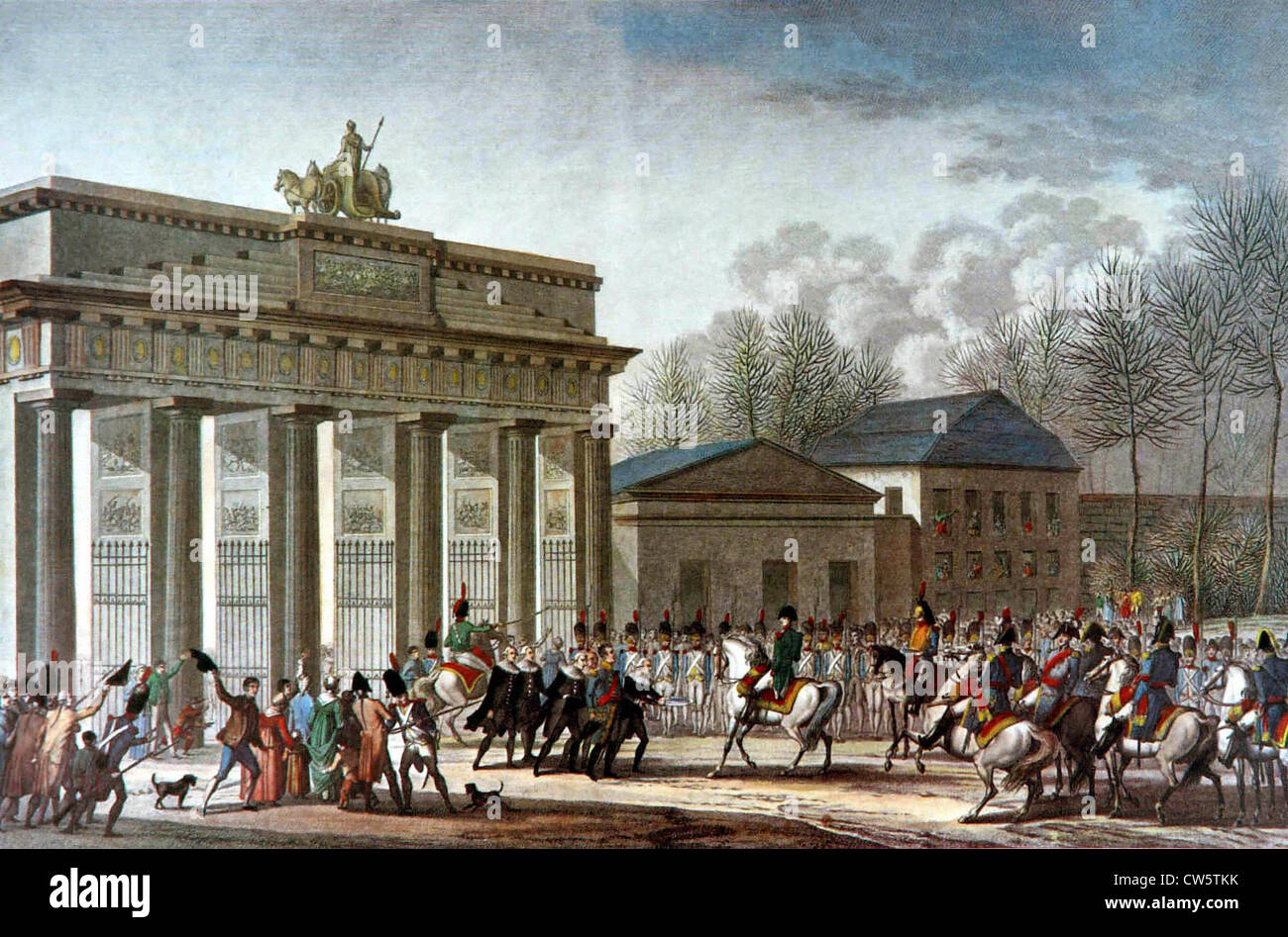 The French entering Berlin, on October 27, 1806 Stock Photo - Alamy
