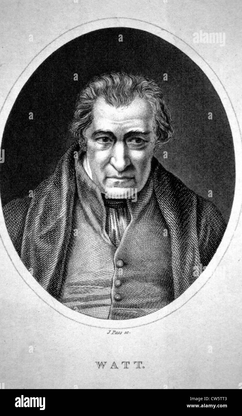 James Watt And The Steam Engine Black and White Stock Photos & Images ...