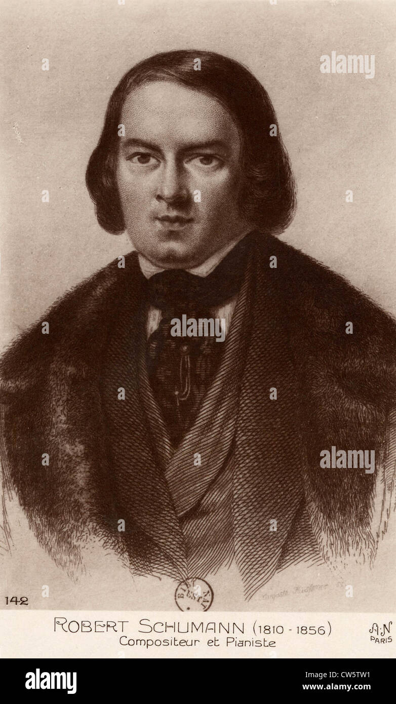Portrait of robert schumann hi-res stock photography and images - Alamy