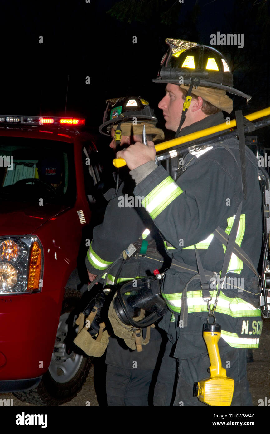 Firefighters respond to an emergency in Boise, Idaho, USA Stock Photo ...