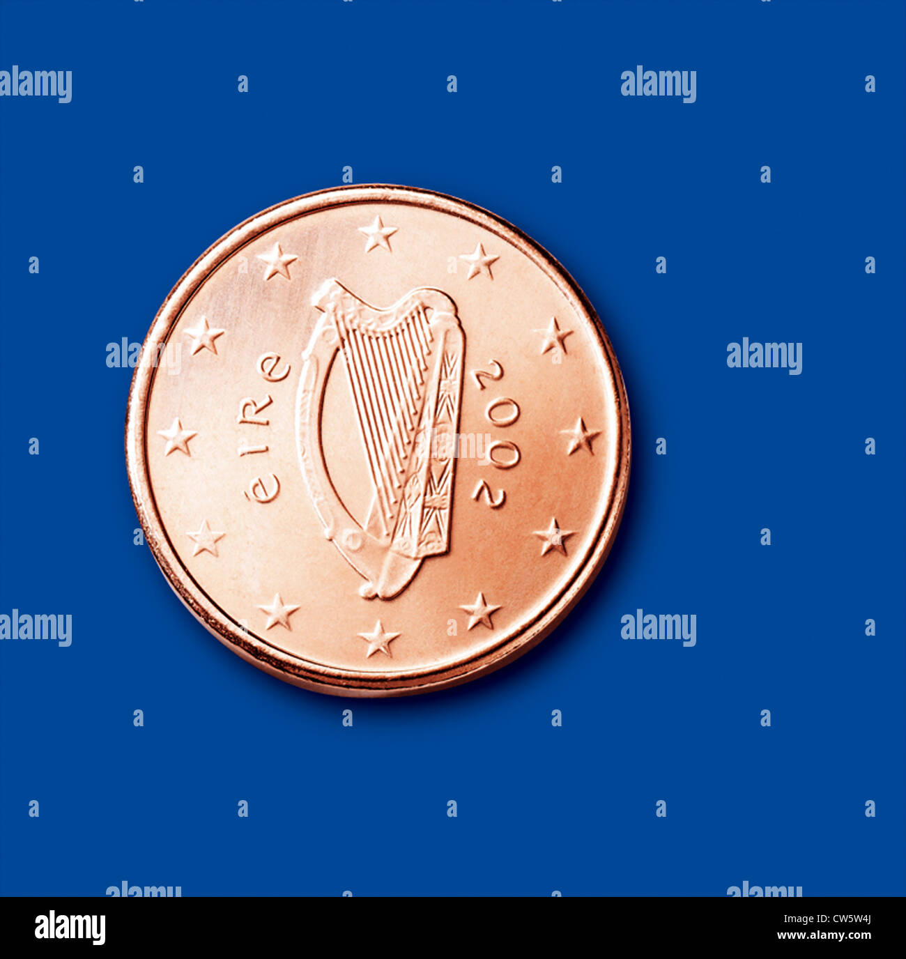 Coin of 1 cent (Ireland Stock Photo - Alamy