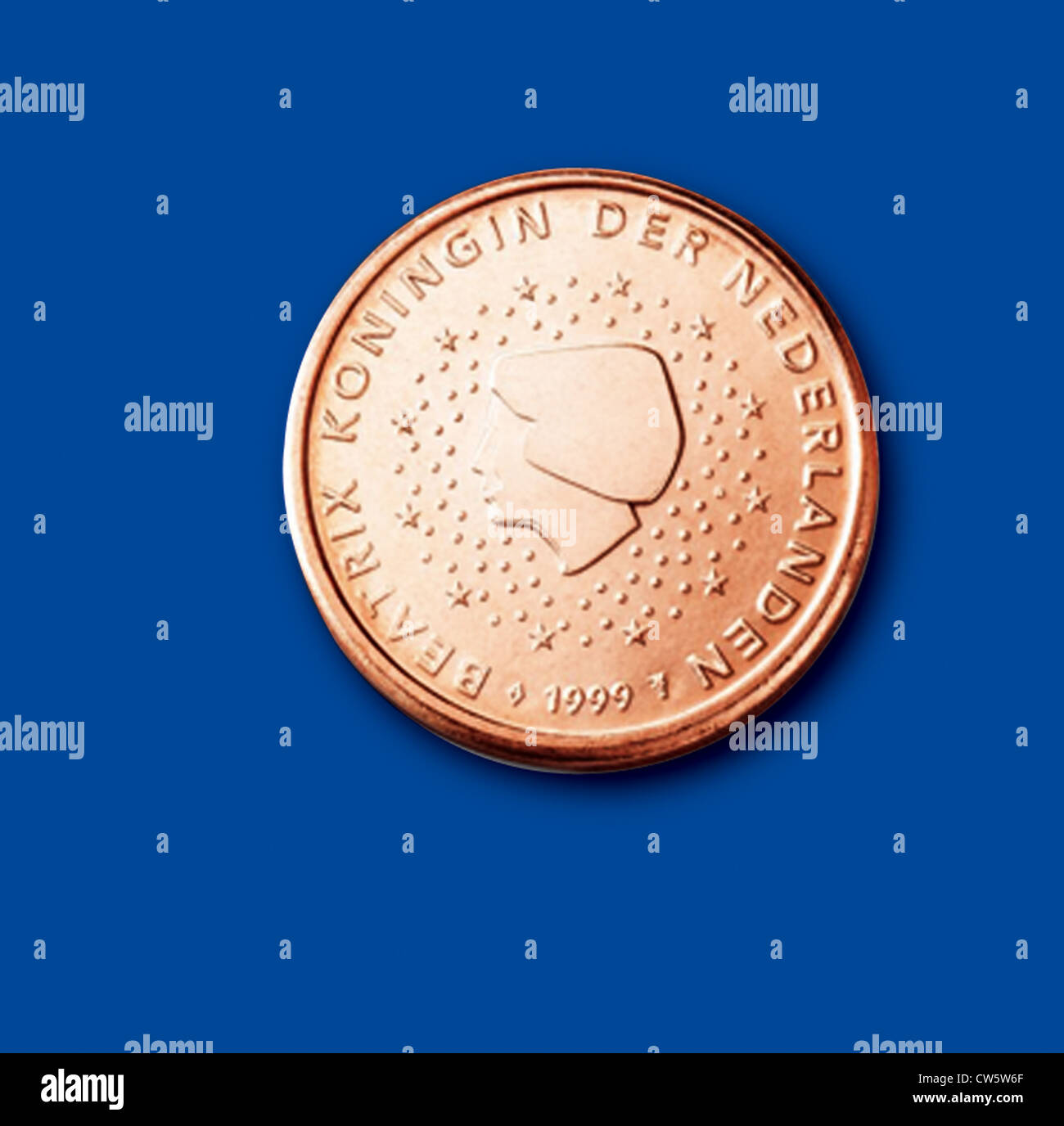 Coin of 1 cent (Netherlands Stock Photo - Alamy