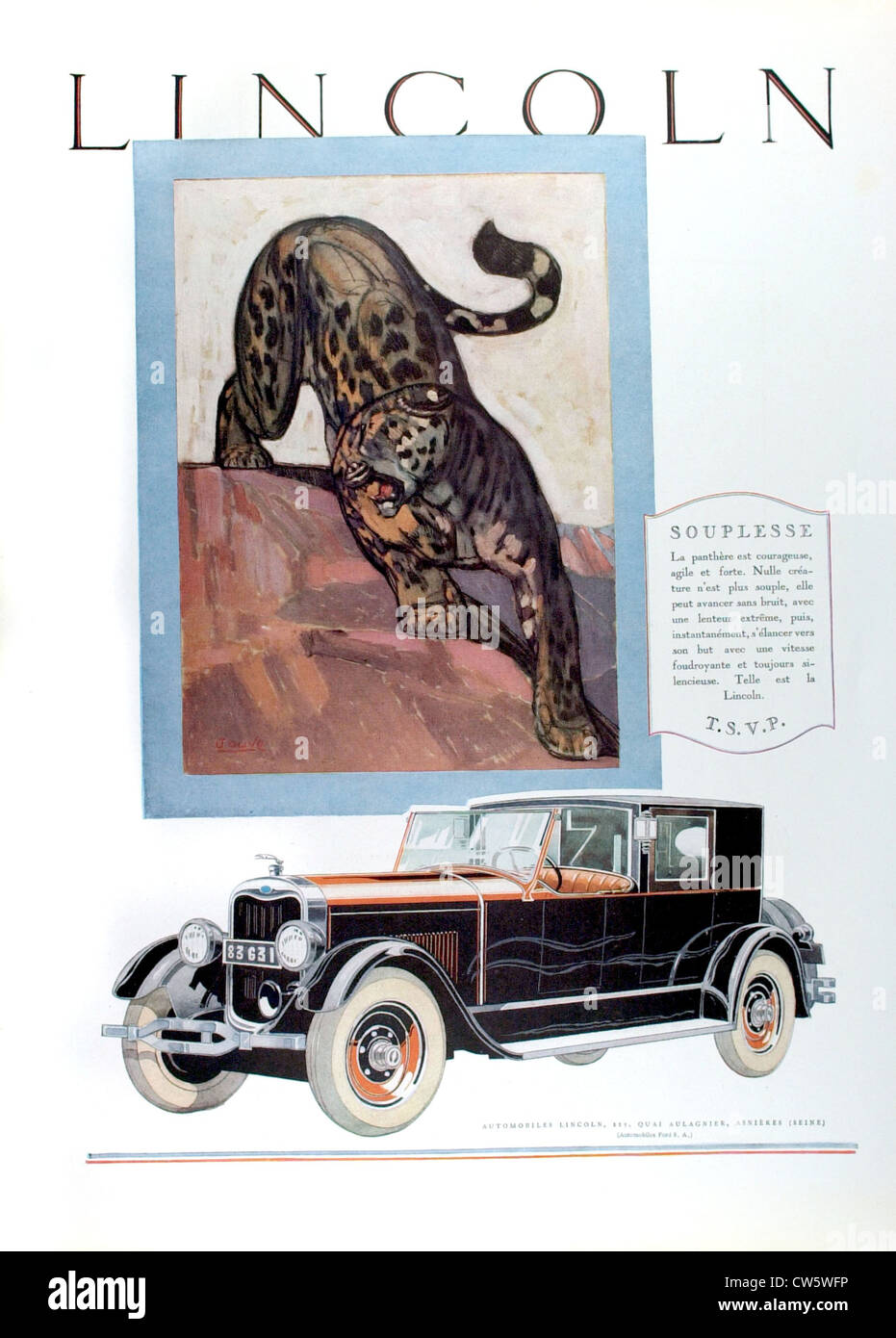 1927 lincoln hi-res stock photography and images - Alamy