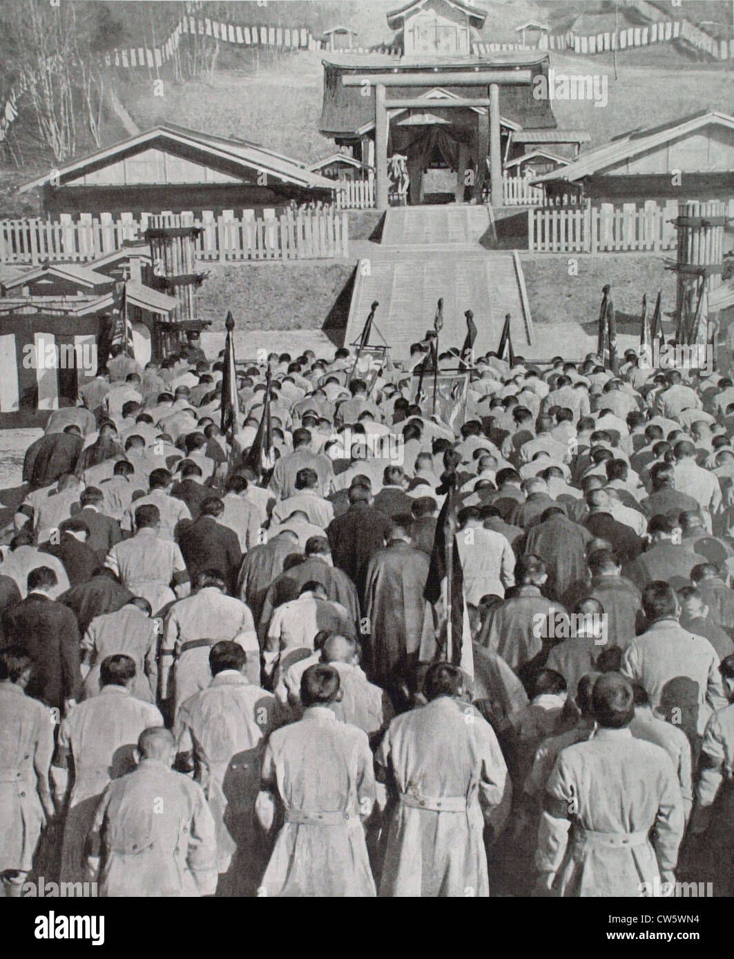 Death of Japanese emperor Yoshi-Hito (December 1926 Stock Photo - Alamy