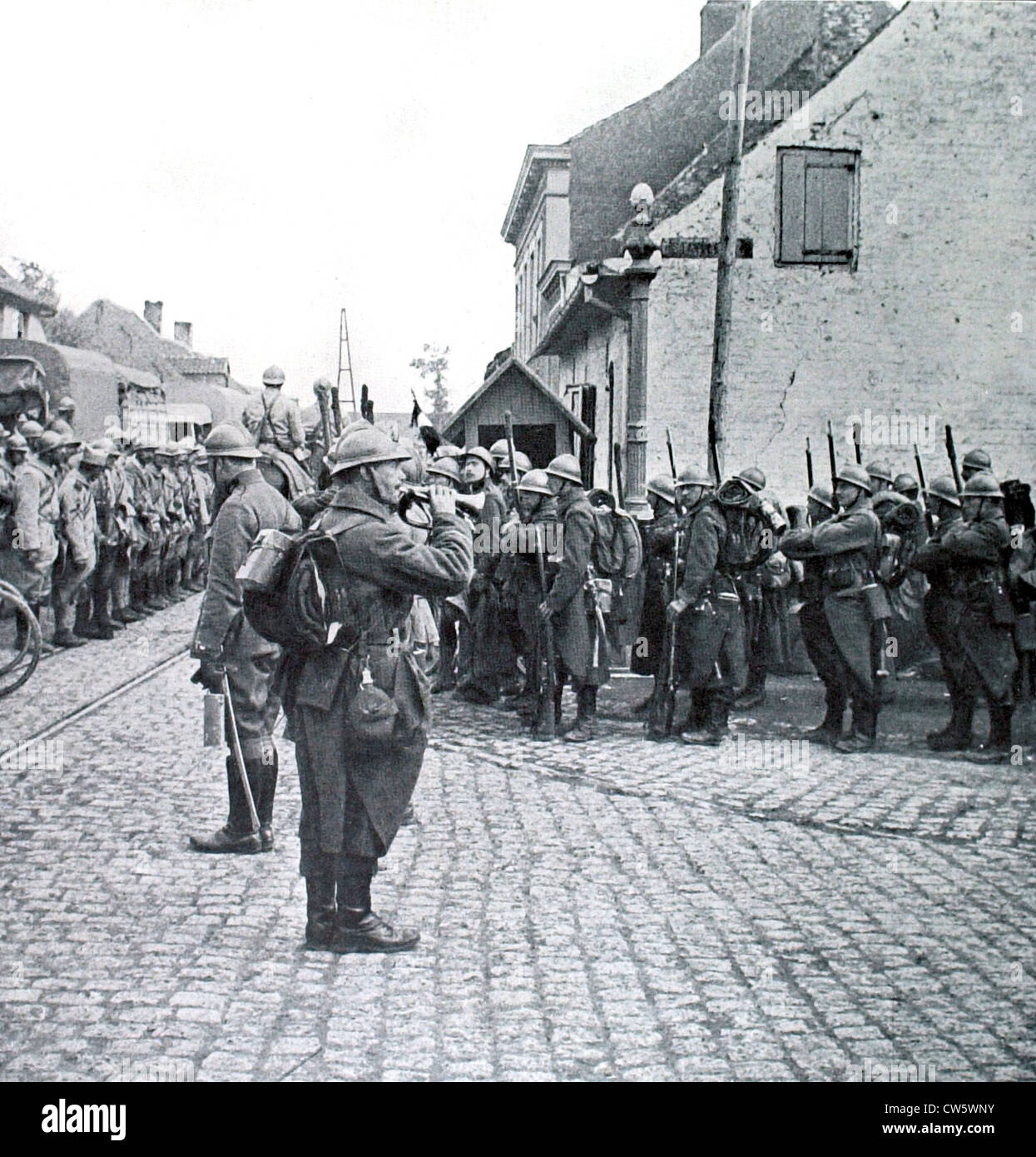 World War I. Battle of Yser Stock Photo - Alamy