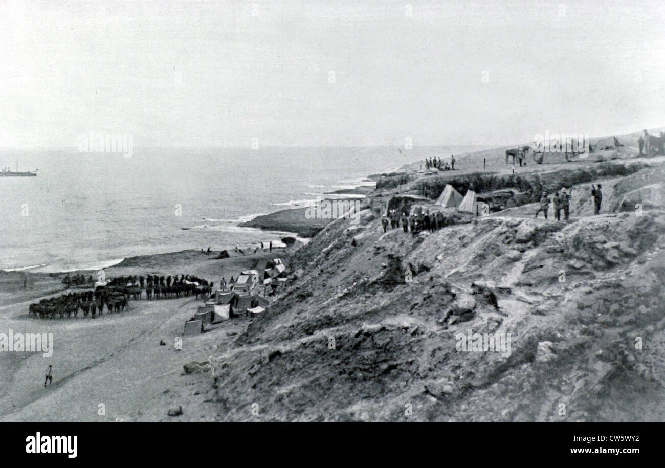 1912 italian turkish war coast of tripolitania at zanzur hi-res stock ...