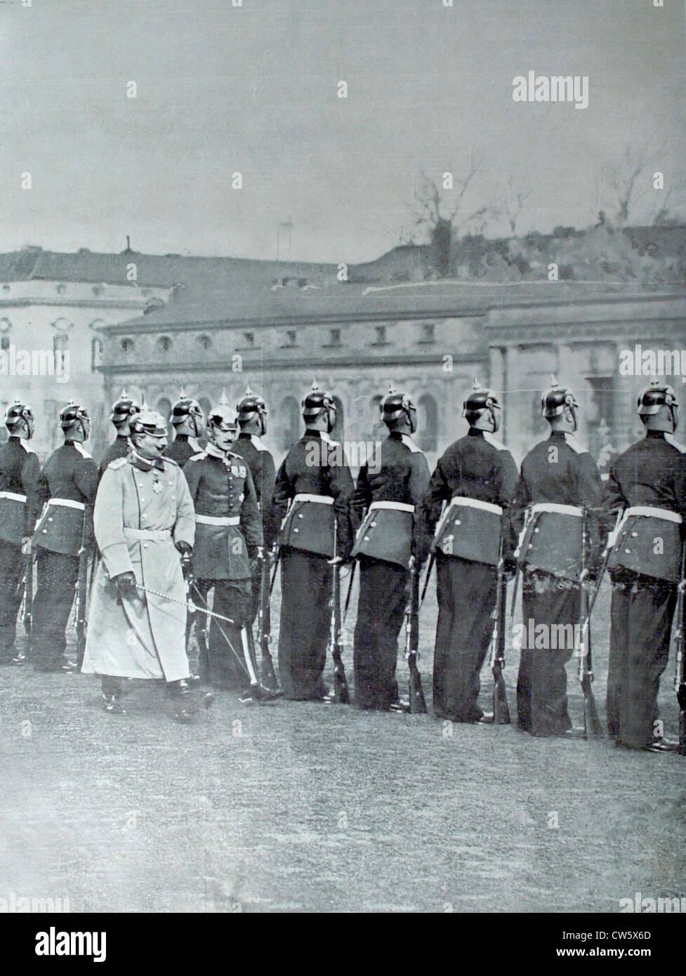 Wilhelm ii inspects his guard hi-res stock photography and images - Alamy