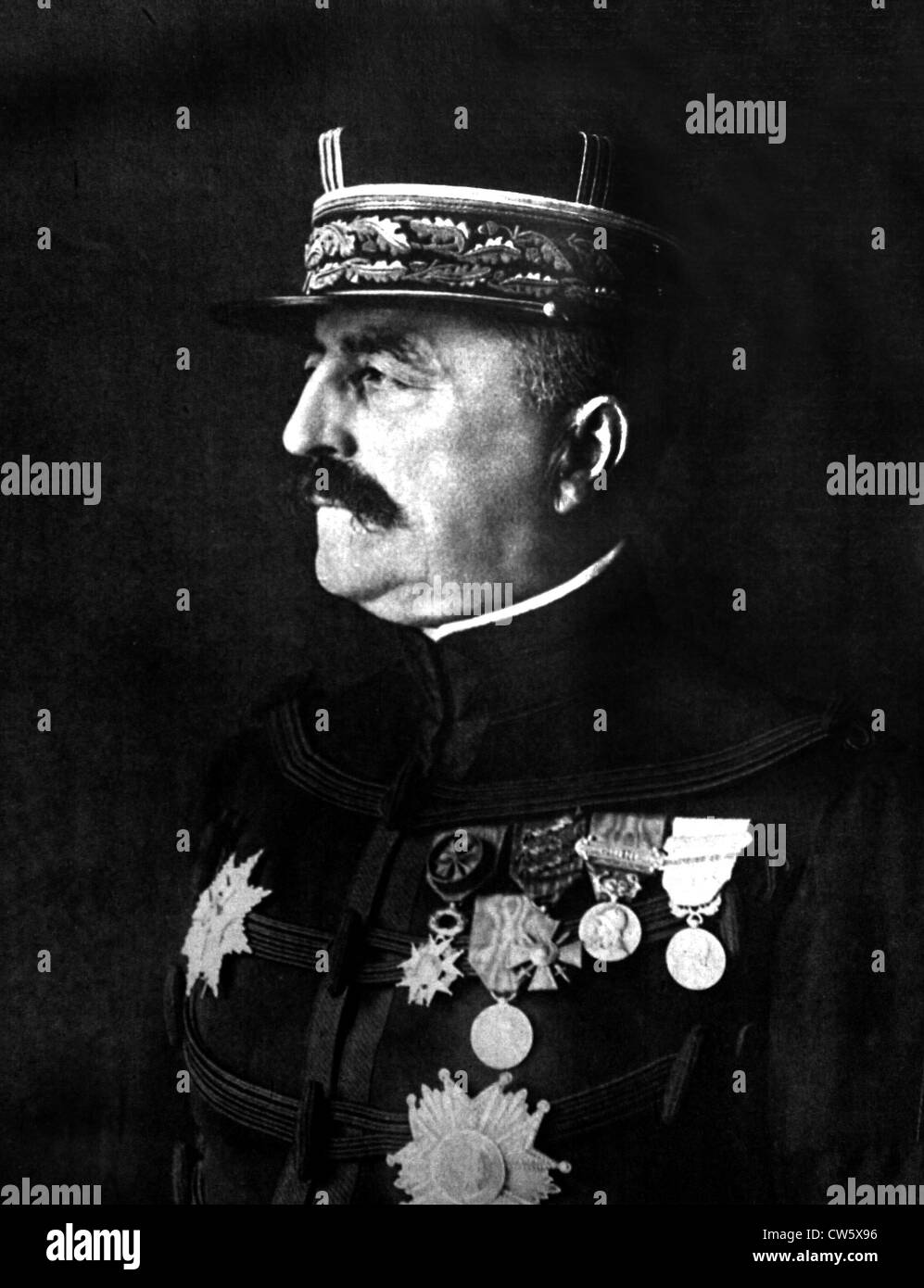 World War I. General Franchet d'Esperey, commander-in-chief of the ...