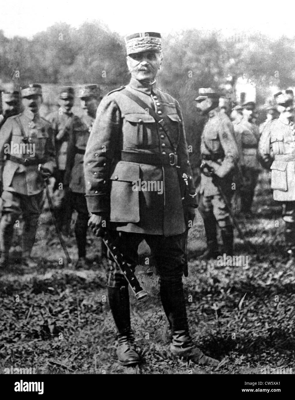 World War I. The commander's baton was turned over to Marshal Foch by ...