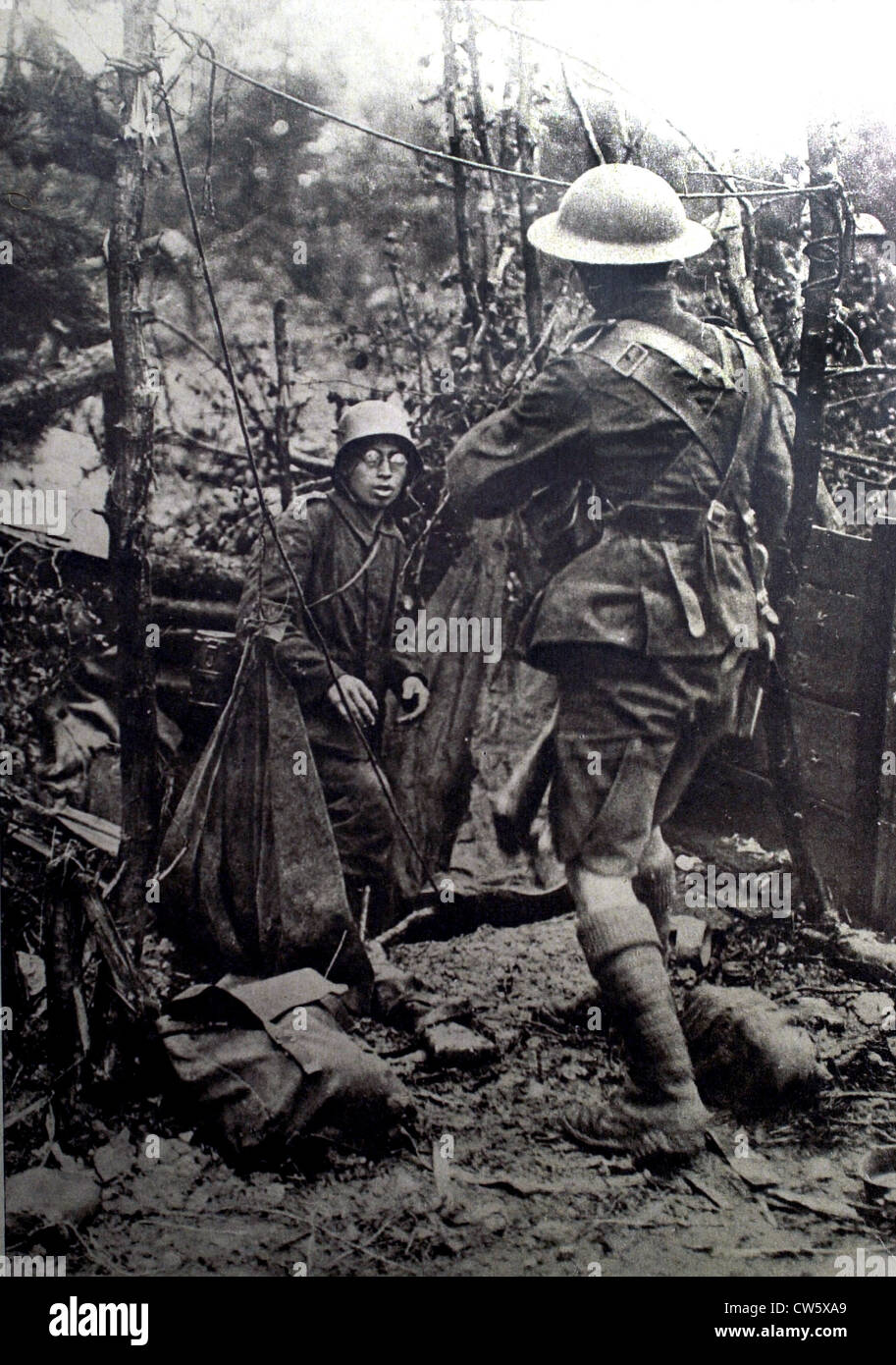 France 1918 world war i on the champagne front hi-res stock photography ...