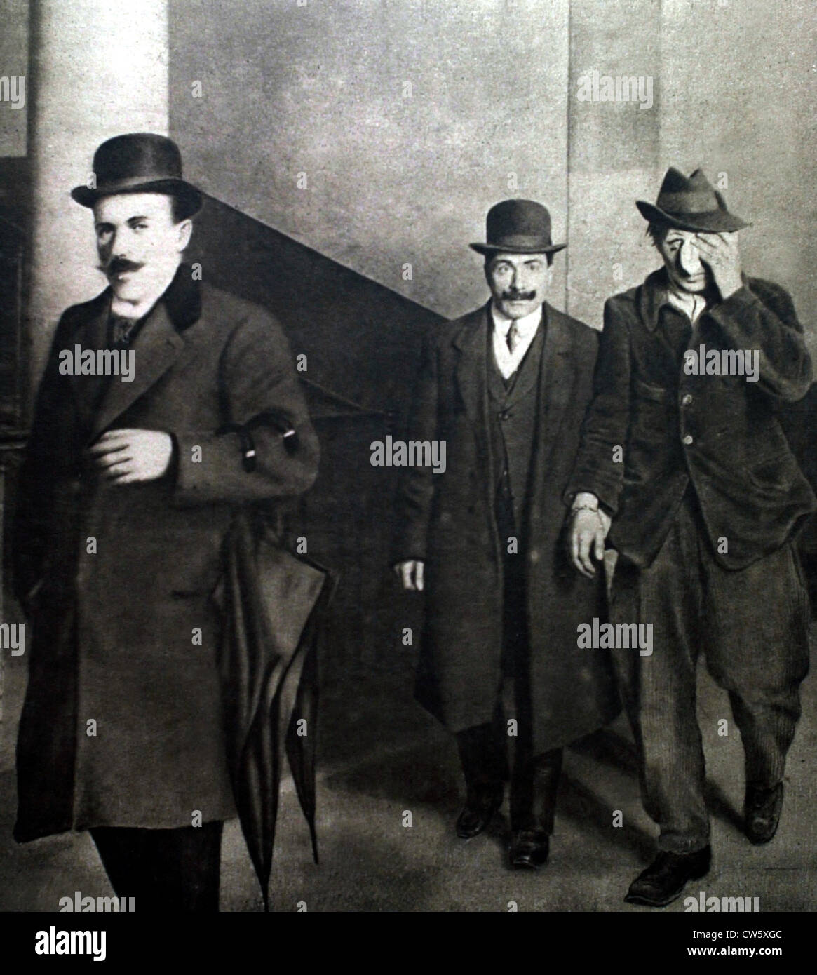 Attack on President Clemenceau. Arrest of anarchist Emile Cottin (1919 ...