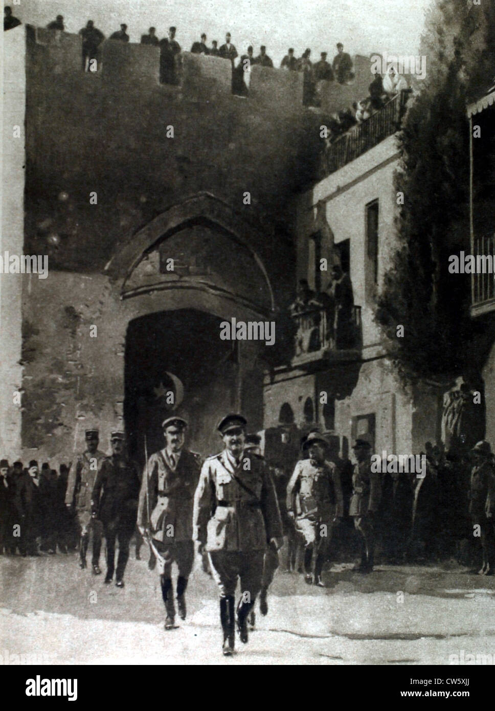 World War I. General Allenby entering Jerusalem Stock Photo - Alamy