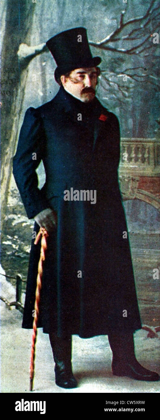 Lucien Guitry in the role of Colonel Bridau Stock Photo - Alamy