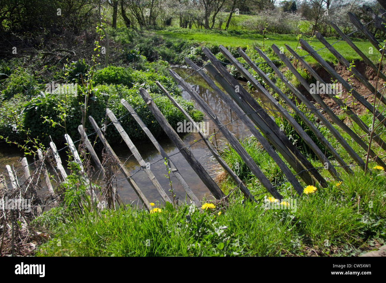 Falling fence hi-res stock photography and images - Alamy
