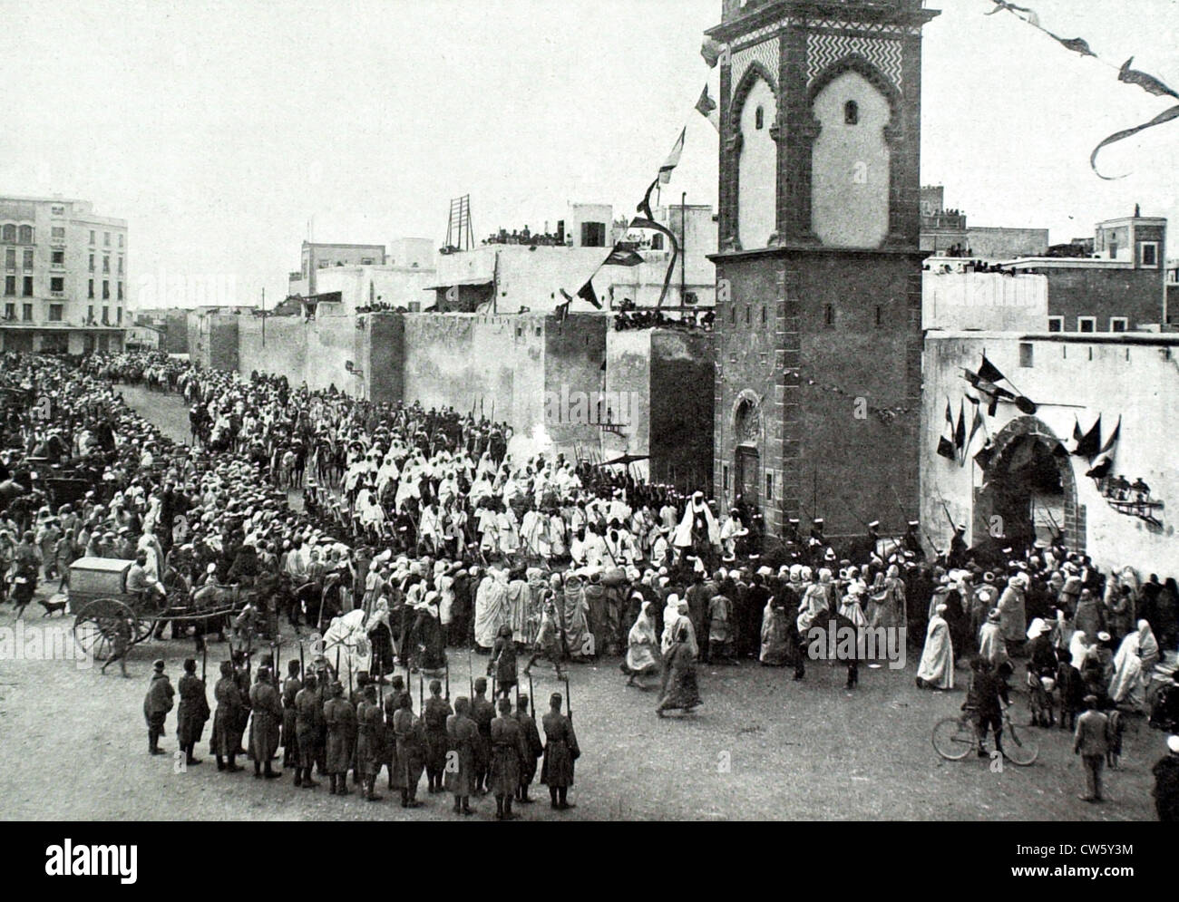 The Sultan of Morocco in Casablanca (1915 Stock Photo - Alamy