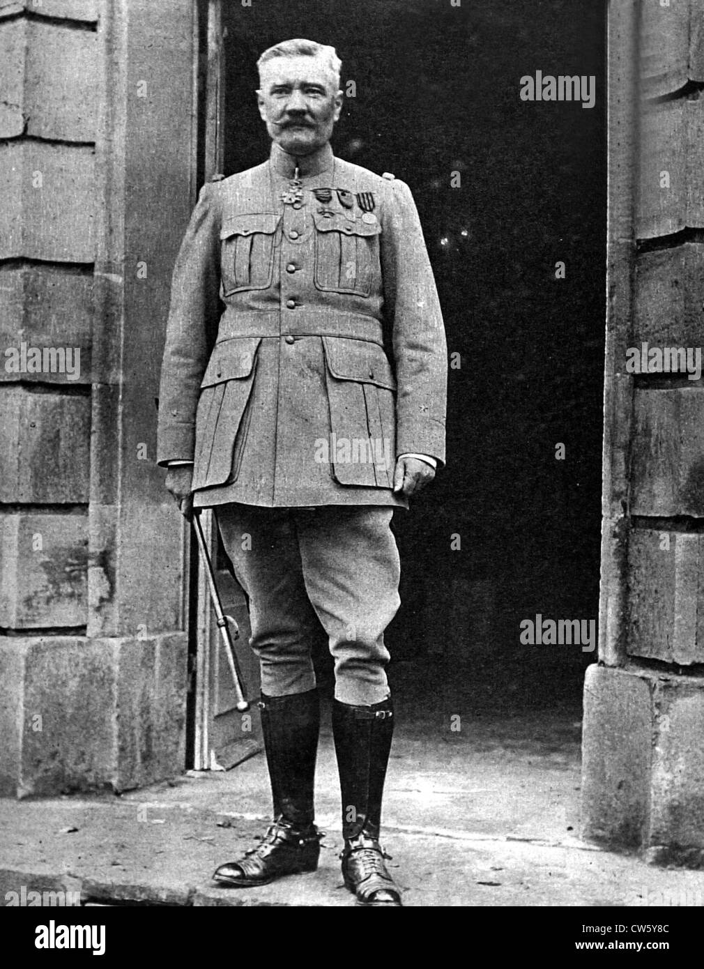 World War I. General Passaga, a Verdun hero (1916 Stock Photo - Alamy