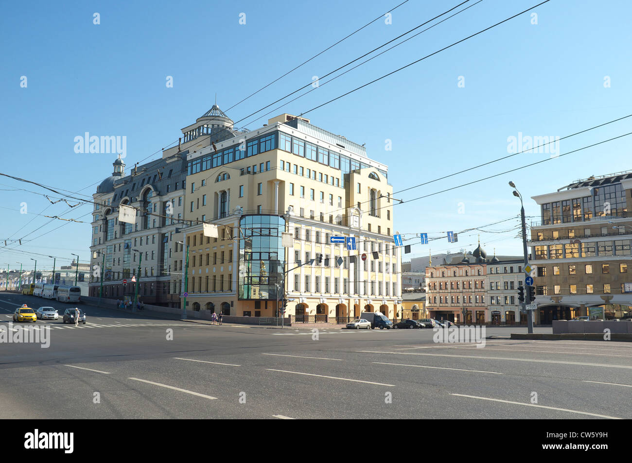 Big house in centre of Moscow Stock Photo - Alamy