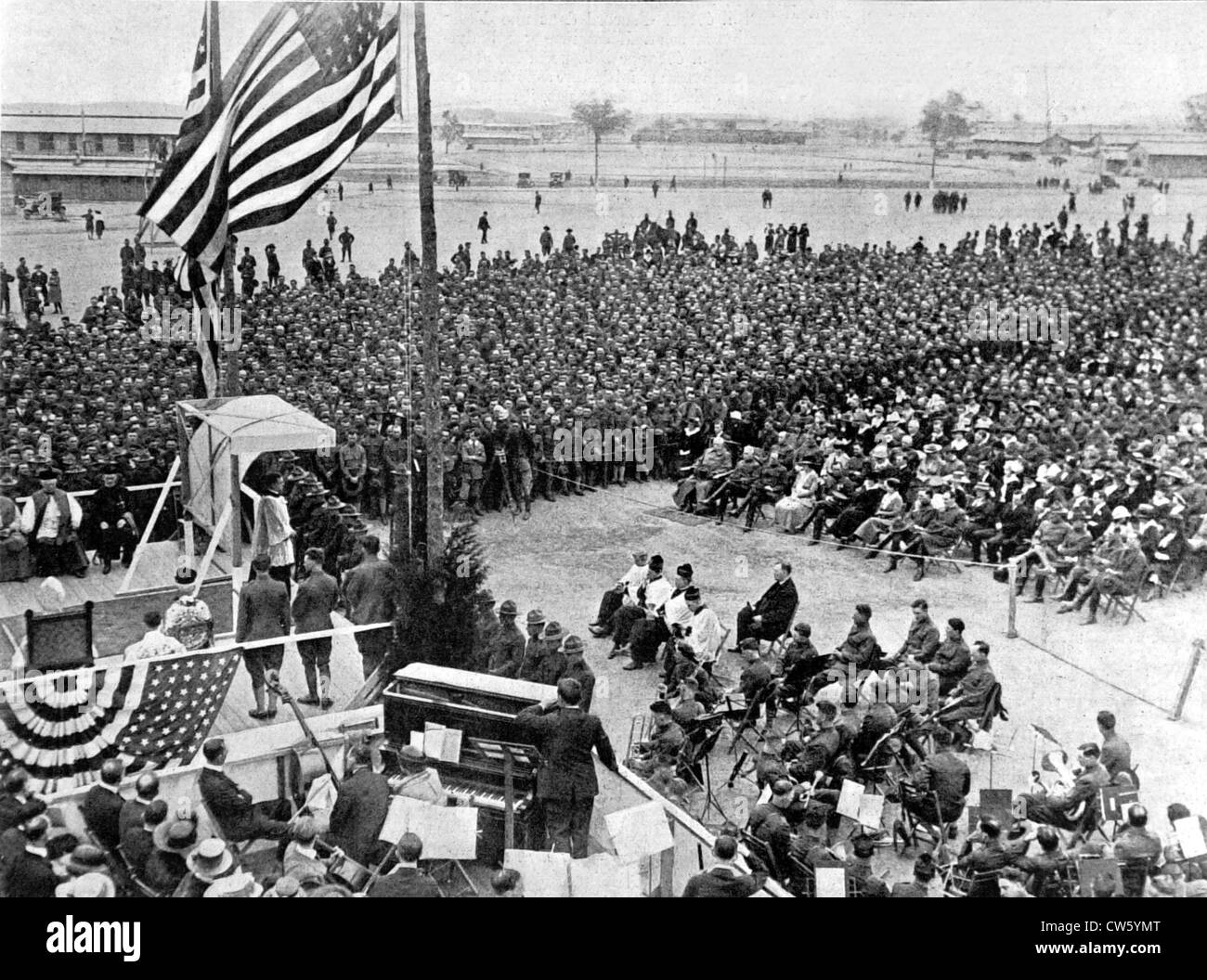 United states 1918 world war i camp dix new jersey hi-res stock ...
