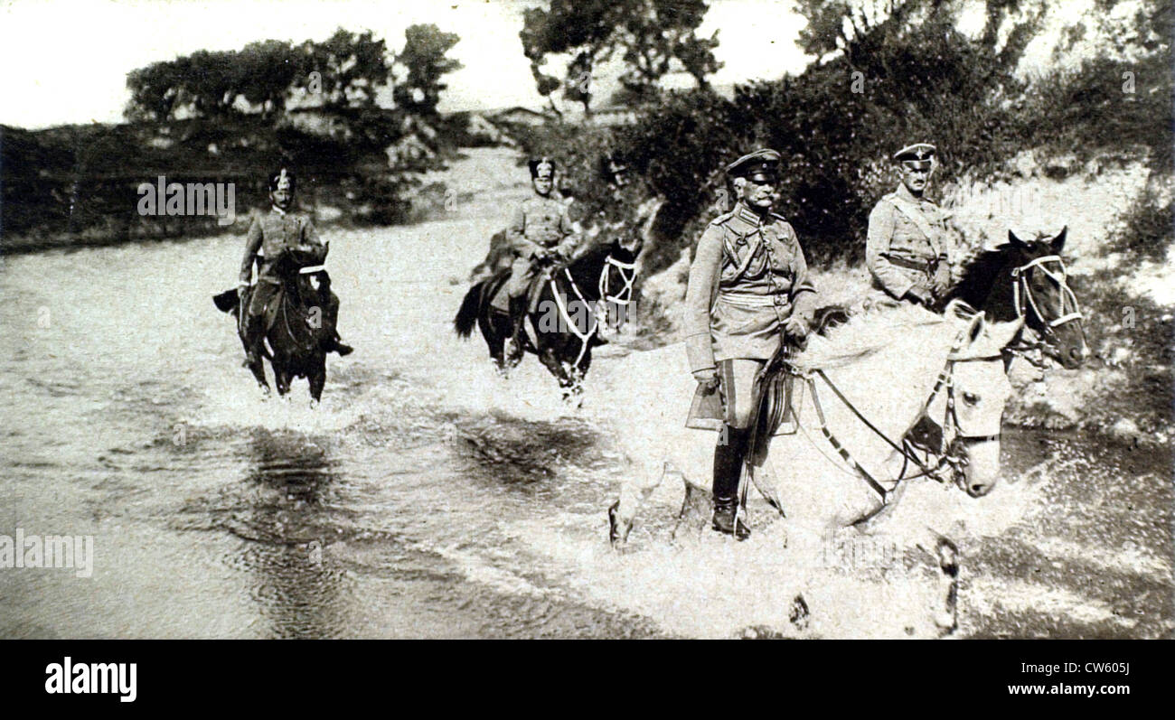 World War I. Marshal Mackensen at the front (1915 Stock Photo - Alamy