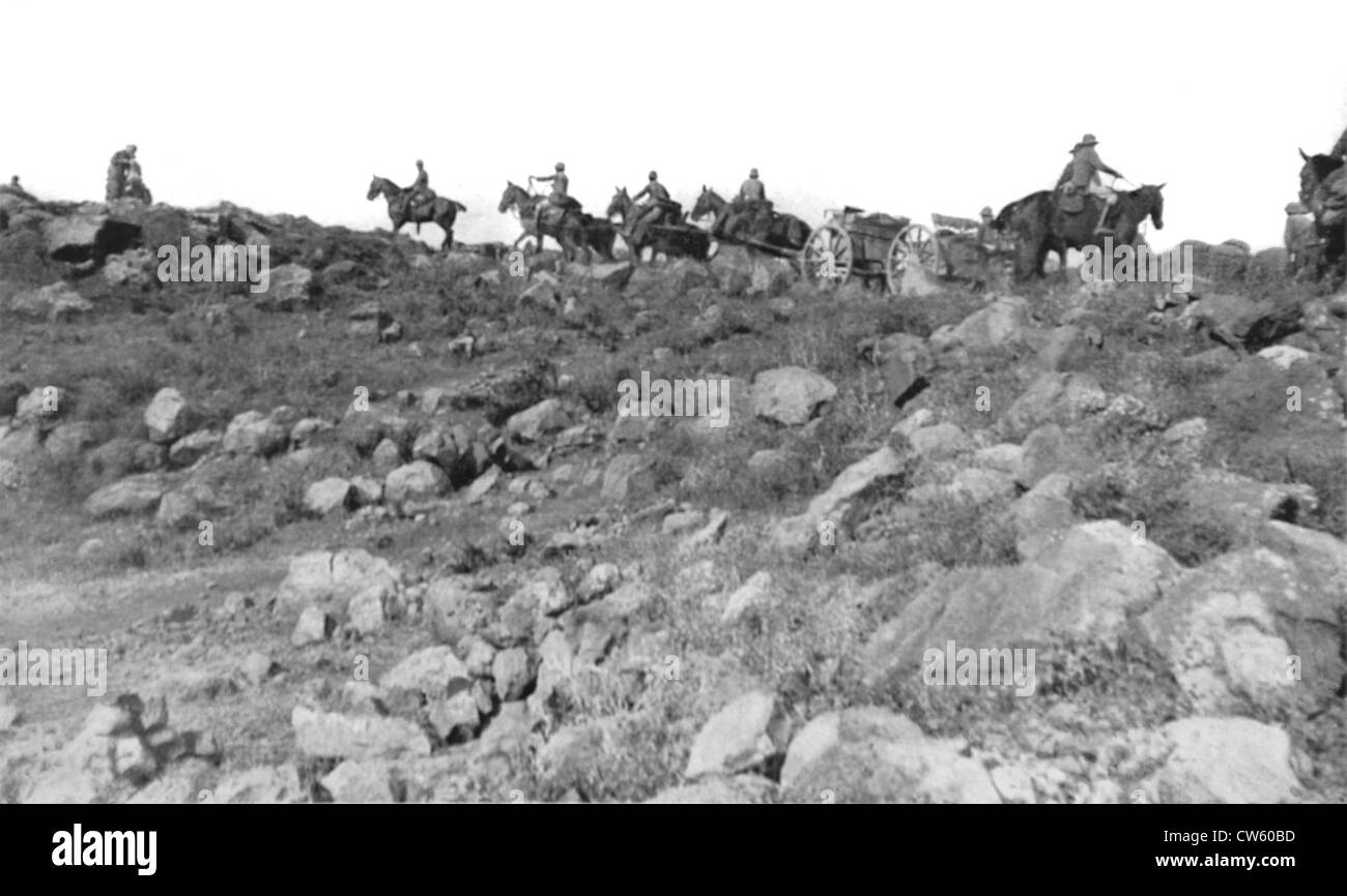 Morocco, Rif War. Spanish operations in the Melilla zone (1921 Stock ...